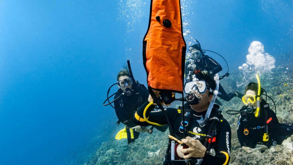 How To Set Up Your DSMB: Deploying A DSMB – Academy of Scuba